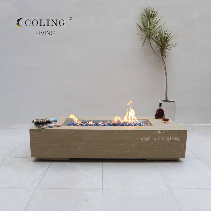 High Quality Outdoor Large GRC Fire Pit with 65000 BTUs Eco-Friendly ...