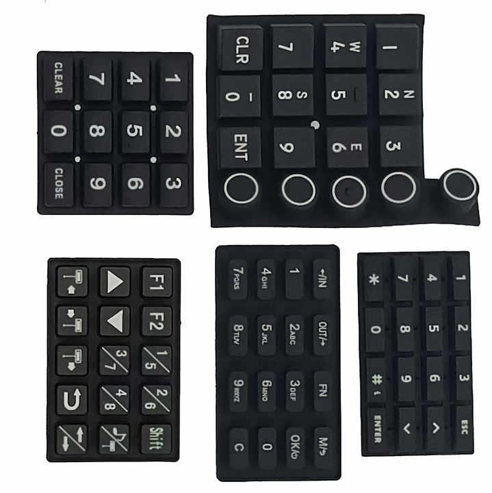 Customized Conductive Silicone Keypad Pad for Garage Door Openers - OEM