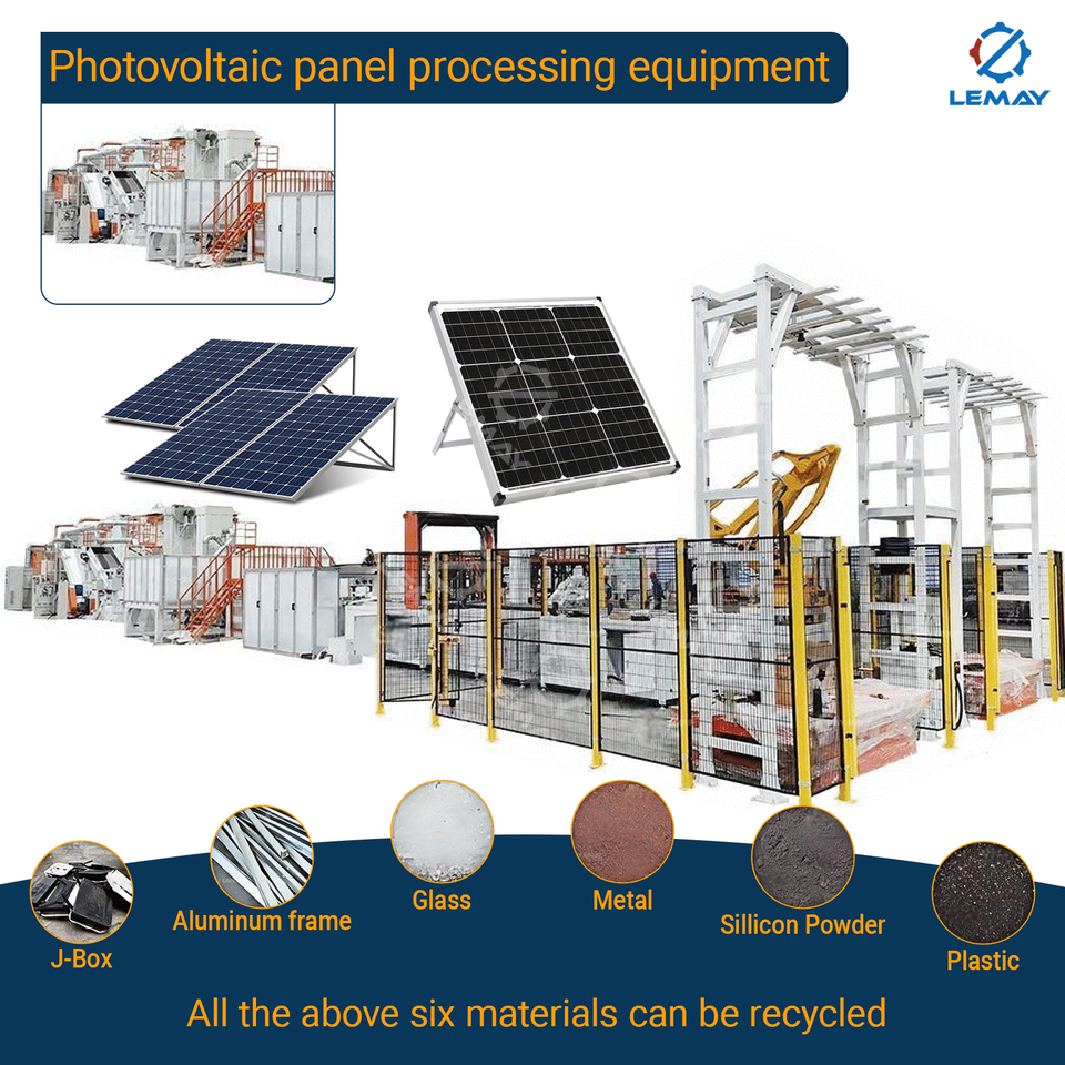 Used Solar Panel Recycling Equipment EVA Film Peeling Machine, Copper ...