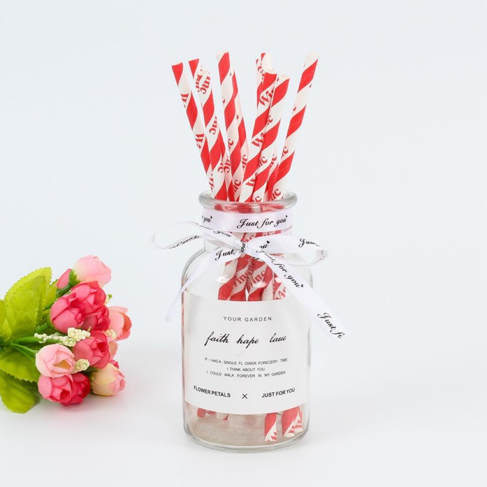 Food Grade Disposable Feature Recyclable Paper Drinking Straw for ...