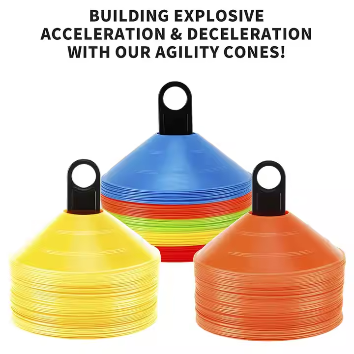 Wholesale football training speed sports plastic football cones ...
