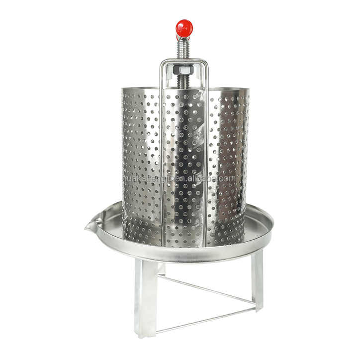 Stainless Steel Manual Honey Bee Wax Press Machine for Beekeeping ...