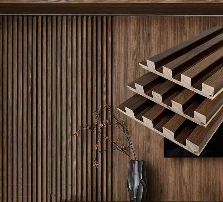Professional Decorative Interior WPC Solid Wall Panel Wood Grille ...