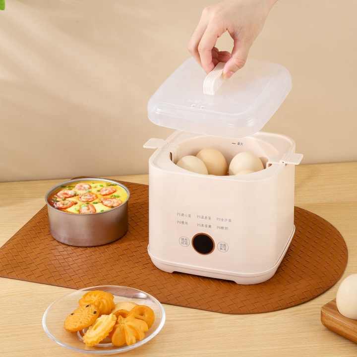 Smart Household Automatic Egg Boiler Multi-Functional Electric Egg Cooker and Steamer Plastic ...