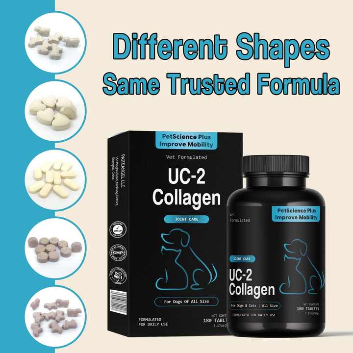 Private Label UC-2 Collagen Tablets Supplement for Dogs Cats Vet ...