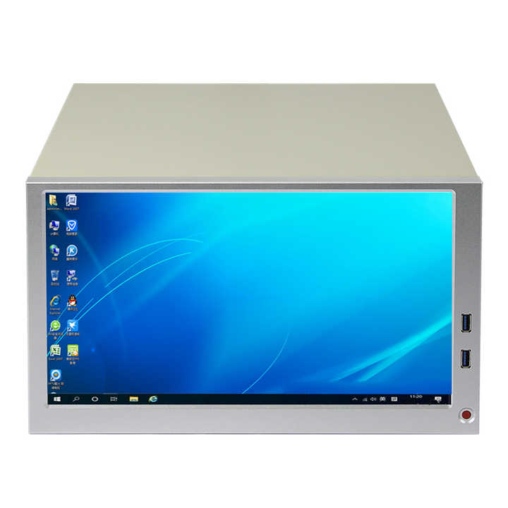 Wall-Mounted ATX Server Case with LCD Touch Screen & USB 3.0