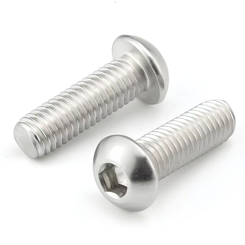 Tong Screws ASME B18.3 Round Head Cup Head Half-Thread Hex Socket ...