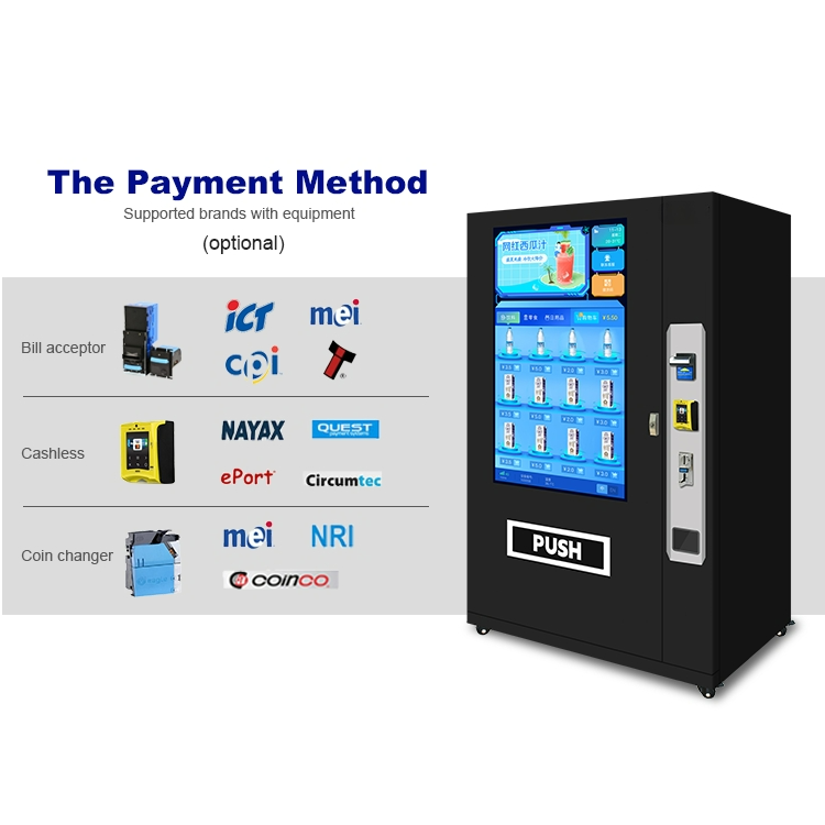 2024 Card Reader Vending Machine of Coin Operated Candy and Snacks ...