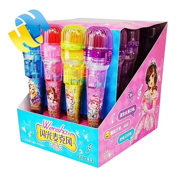 Wholesale Sweets Boxed Mixed Fruit-flavored Sparkling Microphone-shaped ...