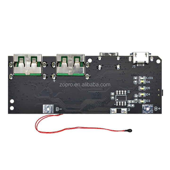 22.5W Power Bank 5 Port Bidirectional Fast Charging Mobile Power Module ...