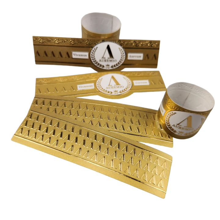 High Quality Custom Personalized Printed Gold Foil Embossed Adhesive ...