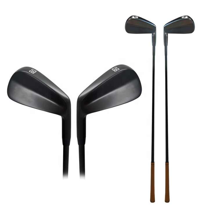 431 Stainless Steel Golf Clubs - Left Handed Black Irons