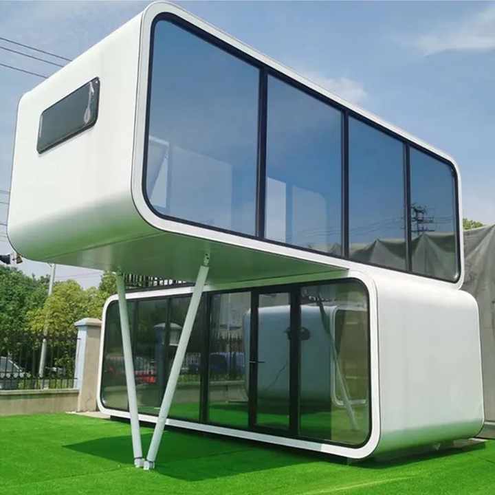 Luxurious Prefab Pod Shaped Prefabricated Movable Steel Structure ...