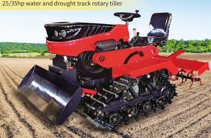 Durable Build Durable Tracked Rotary Tiller Soil Conditioning Machine ...