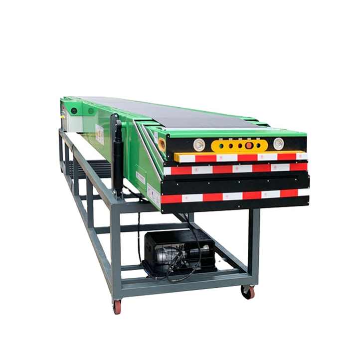 Telescopic Automatic Container Loading Unloading Conveyors Truck Expandable Inspection Logistics ...