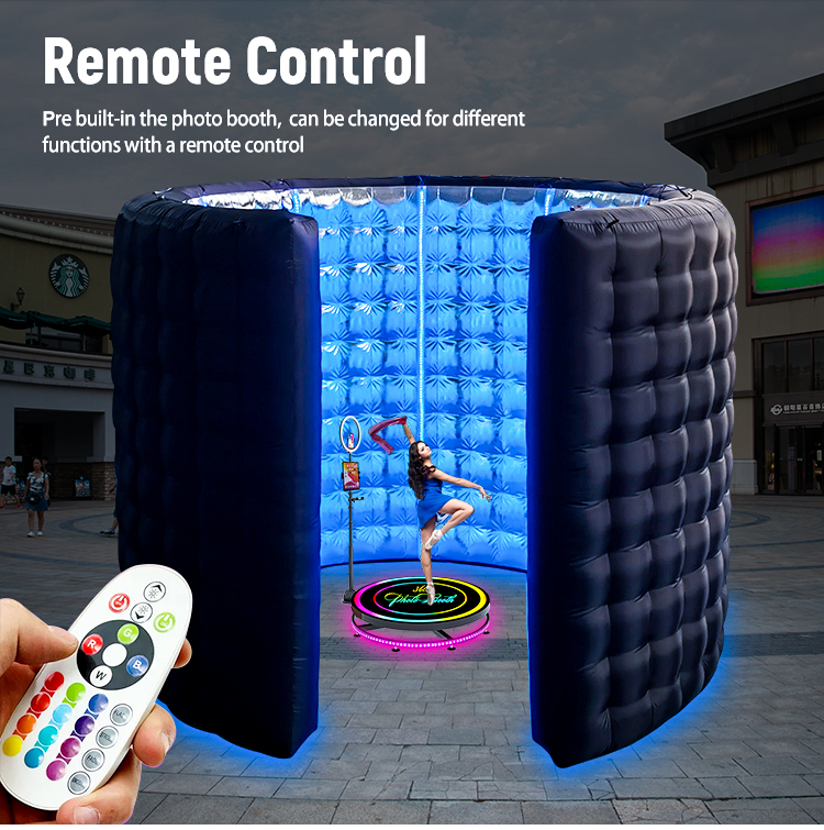 Customize Color Enclosure Frame Inflatable Photo Booth Backdrop ...