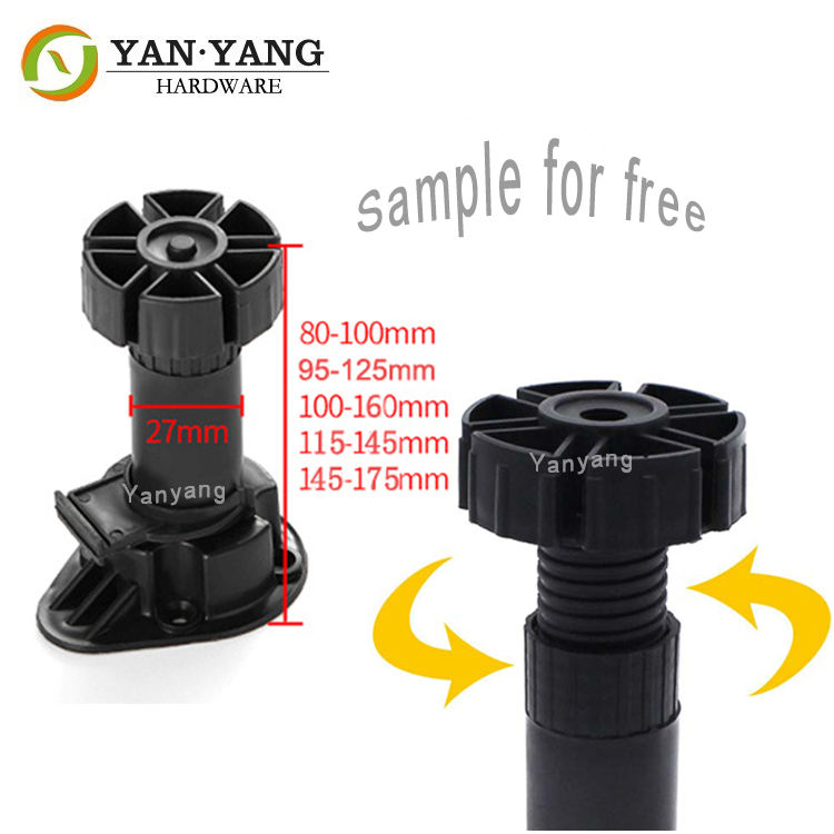 Yanyang Sale PVC Adjustable Leg for Cabinet Kitchen Furniture Legs ...