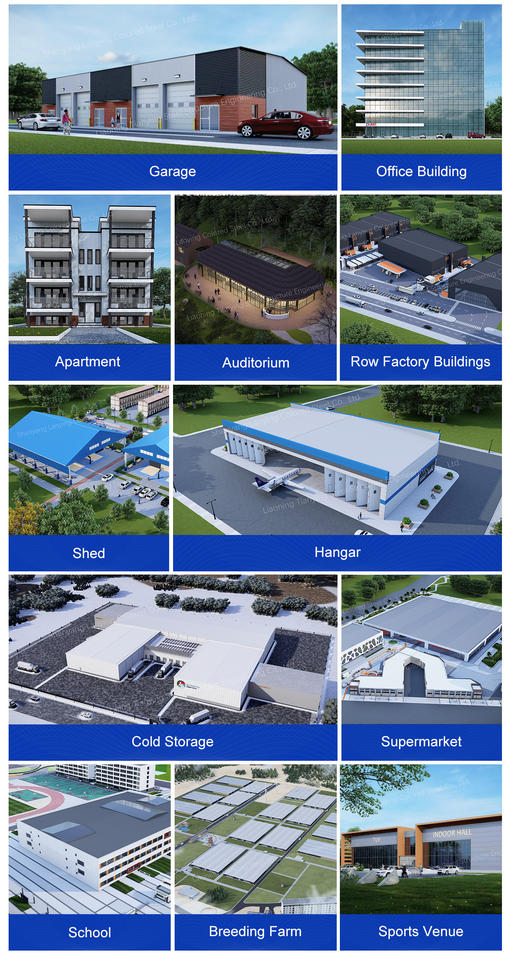 Modern Industrial Steel Structure Warehouse Workshop Building with ...