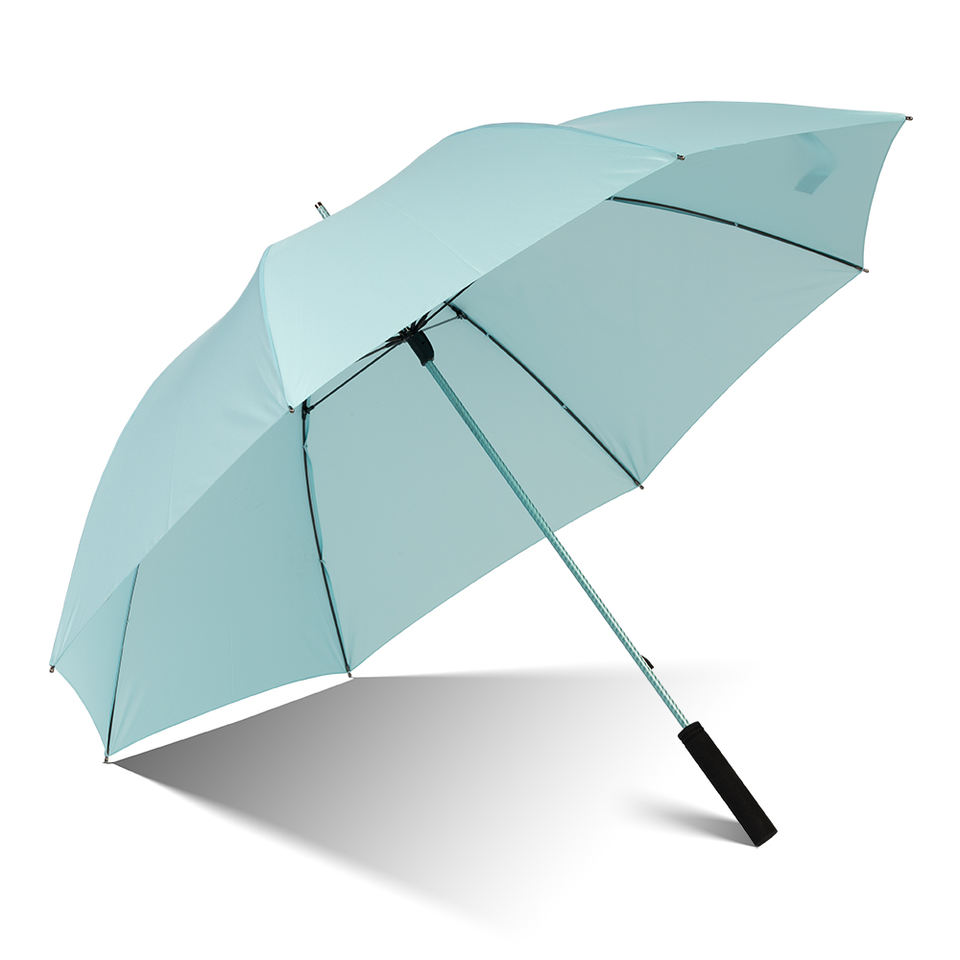 Manual Stick Umbrella with Colored Fiberglass Shaft Carbon Fiber Rib ...