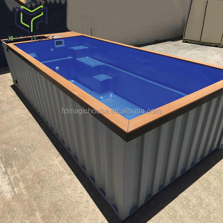 Magic House Shipping Container Swimming Pool Above Ground Swimming Pool ...