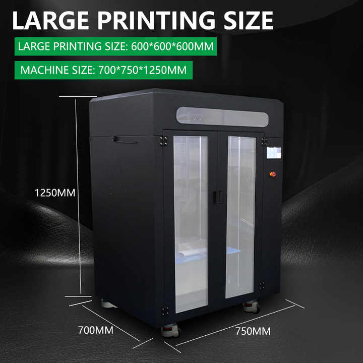 High Speed Stampante 3d Printer Big Size 3d Printing Machine FDM 600* ...