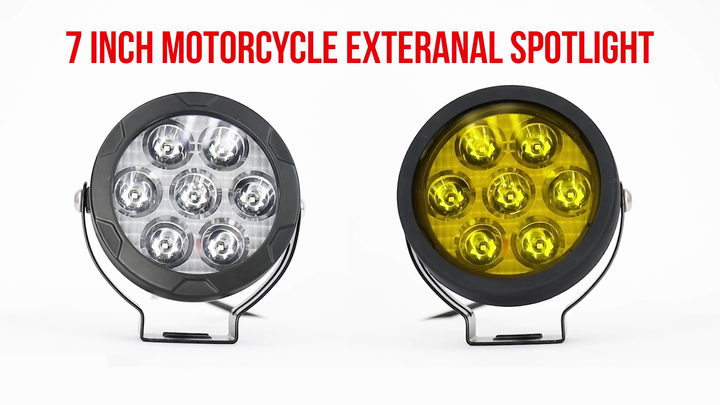 4.5 Inch Round High Power 70w Led Spotlights Motorcycle Aux Lights For ...