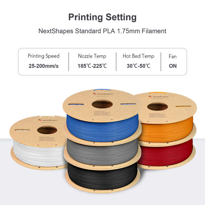 Nextshapes FDM 3D Printing Filament PLA 1.75mm 1KG Spool