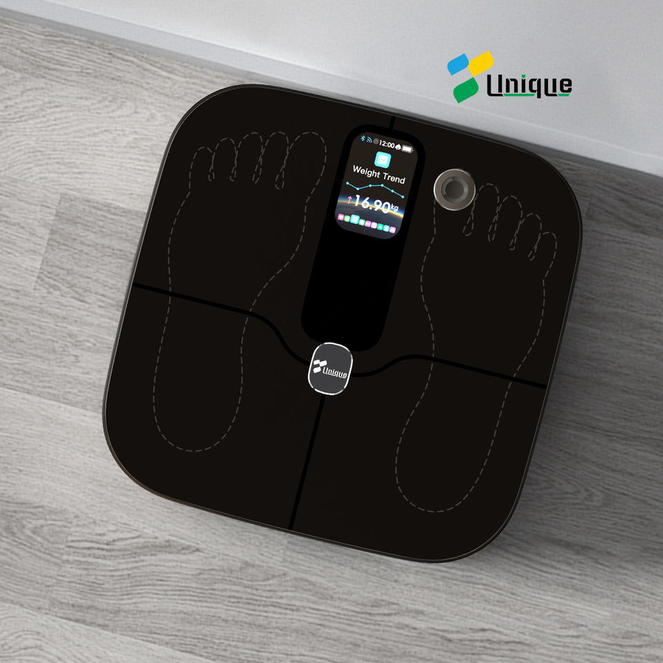 Unique OEM Digital Body Fat Analyzer Footprints Scale with Wi-Fi 4 ...