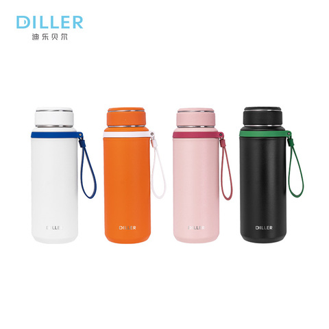Diller Water Bottle Custom Double Wall Insulated Stainless Steel Metal ...