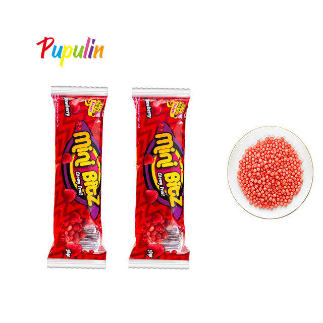 Factory Wholesale 50g Strawberry Flavor Mini Chewy Candy ...