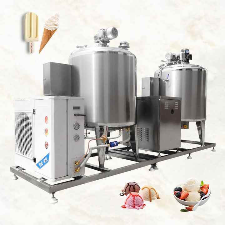 500L Mini Ice Cream Processing Plant - High Productivity