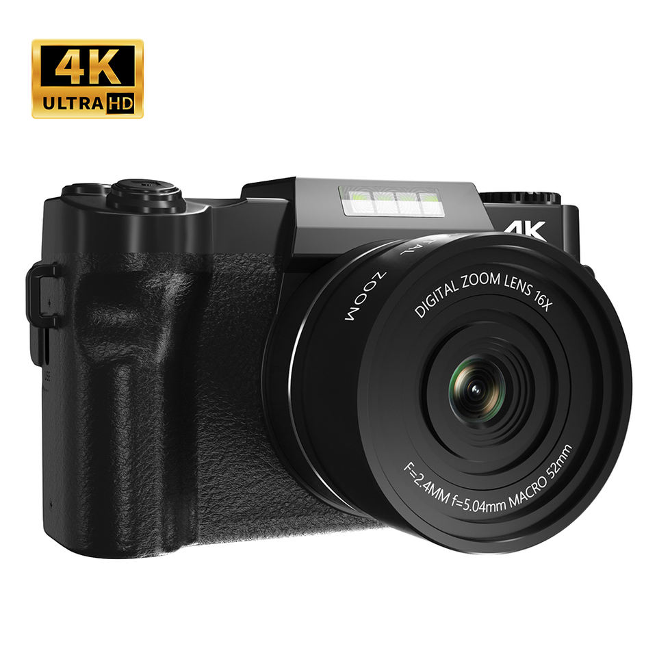 4K Professional DSLR Video Cameras - Auto Focus & Stabilization