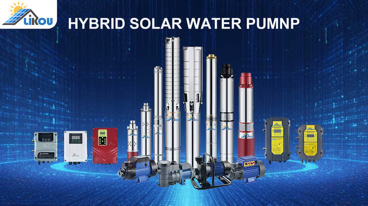 LiKou 1500W High Pressure 96V Solar Farm Irrigation Water Pump Machine Powerful High Head for ...