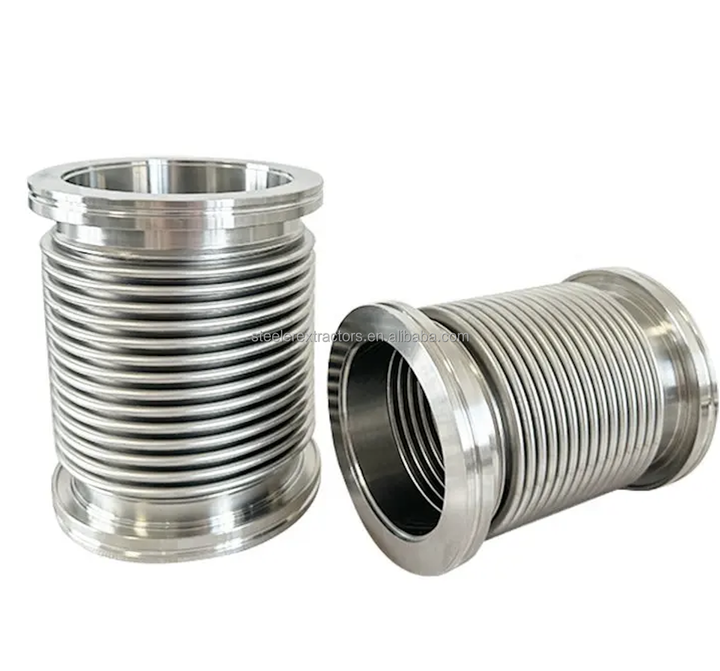 ISO KF CF Vacuum Flexible Bellow Hose with ISO Stainless Steel Flange ...