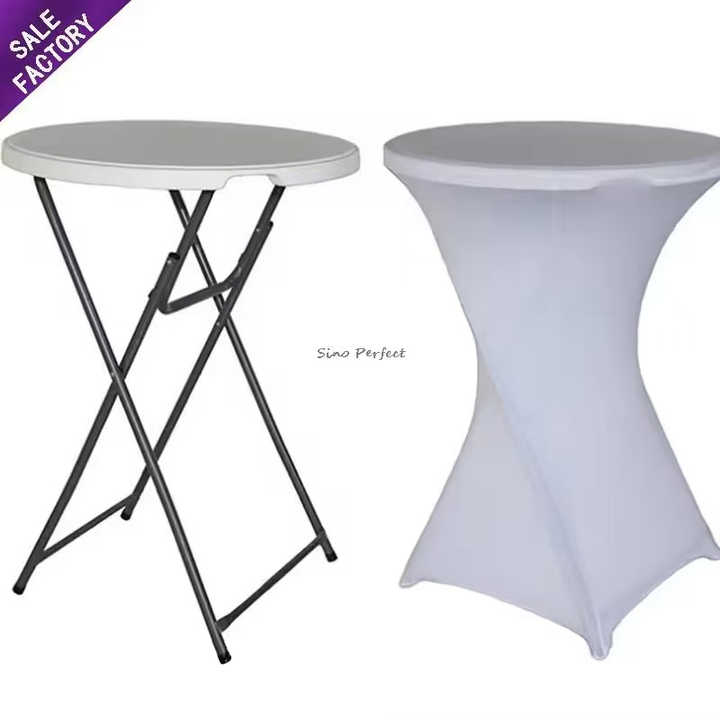 Foshan Factory Bar Party Tables - Foldable Plastic Cocktail Tables for ...