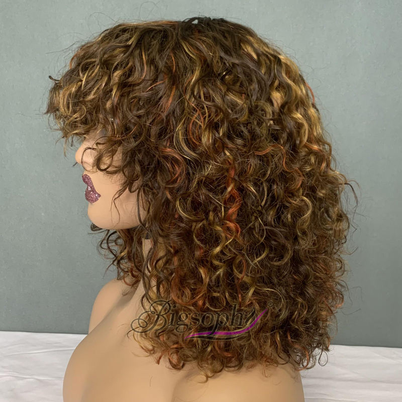 High Quality Luxury Curl Piano Color Super Double Drawn Vietnamese Hair ...