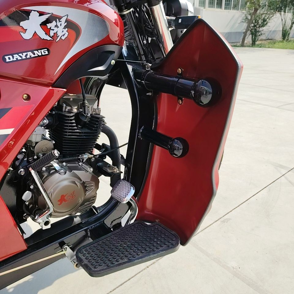 DAYANG Gasoline Motorized Pedicab Right Three-Wheeled Motorcycle Open ...
