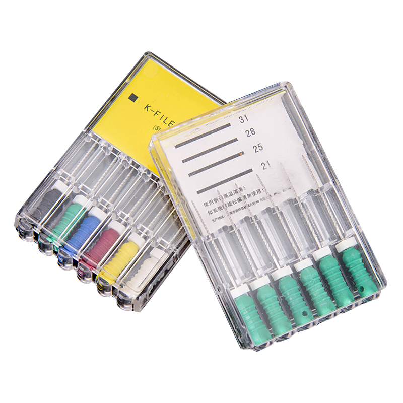 Endodontics Dental Root Canal Files Stainless Steel Hand Use K H R File ...