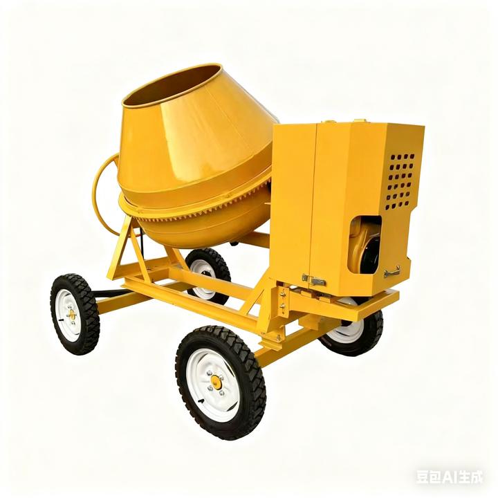 New 500l Concrete Mixer Gasoline Large Capacity Mini Concrete Mixer ...
