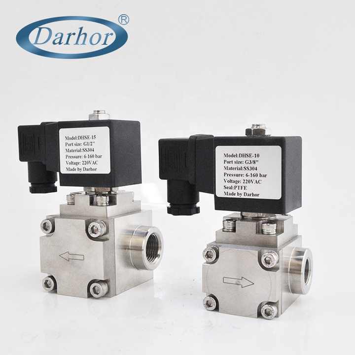 1 Inch Female Thread Pilot Operated High Pressure Air Solenoid Valve ...