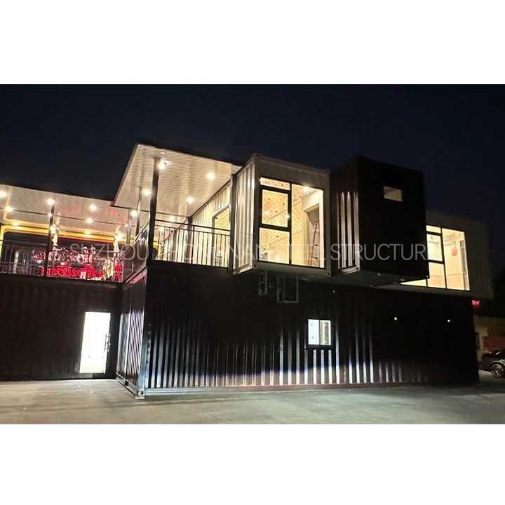 Prefab Shipping Container Home 2 Storey Building Prefabricated House ...