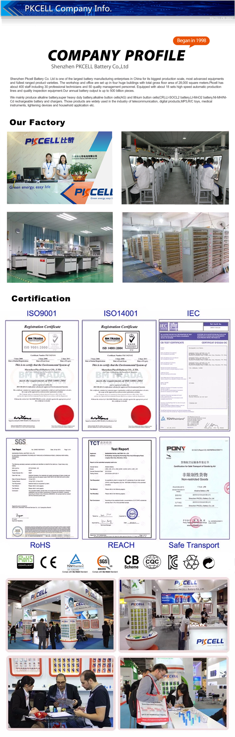 1.5V D Size Um1 Extra Heavy Duty R20p Dry Cell Battery