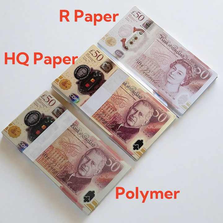Movie Prop Money UK 5 10 20 50 British Pound GBP Notes Realistic Prop ...