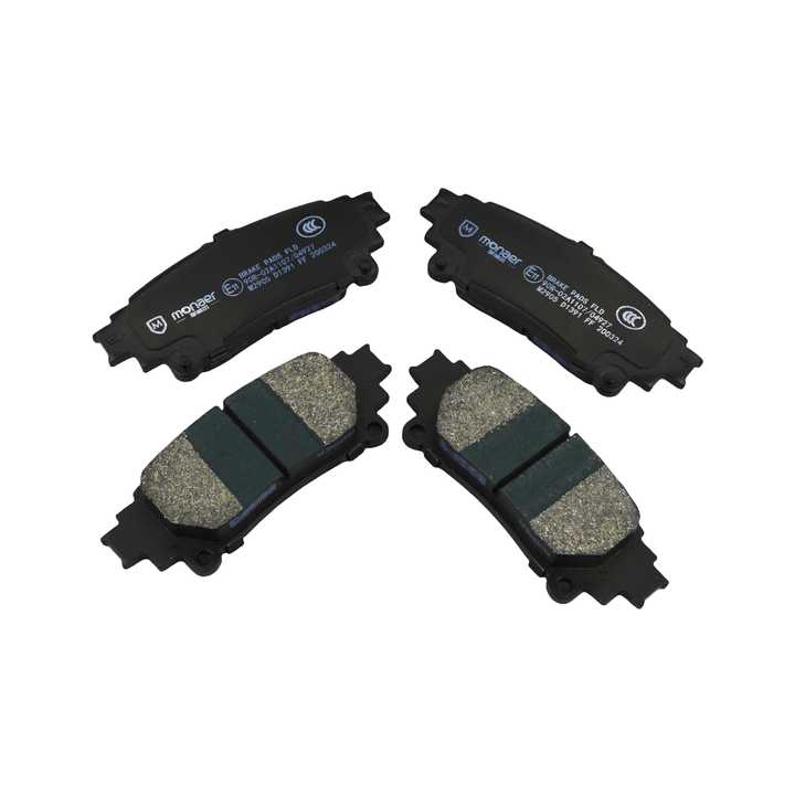 04466-0E010 04466-0D040 D1391 Ceramic Front Disc Brake Pads for TOYOTA ...