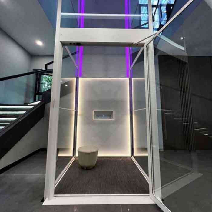 Hydraulic Mini Residential Lift Elevator Small Home Passenger Elevator ...