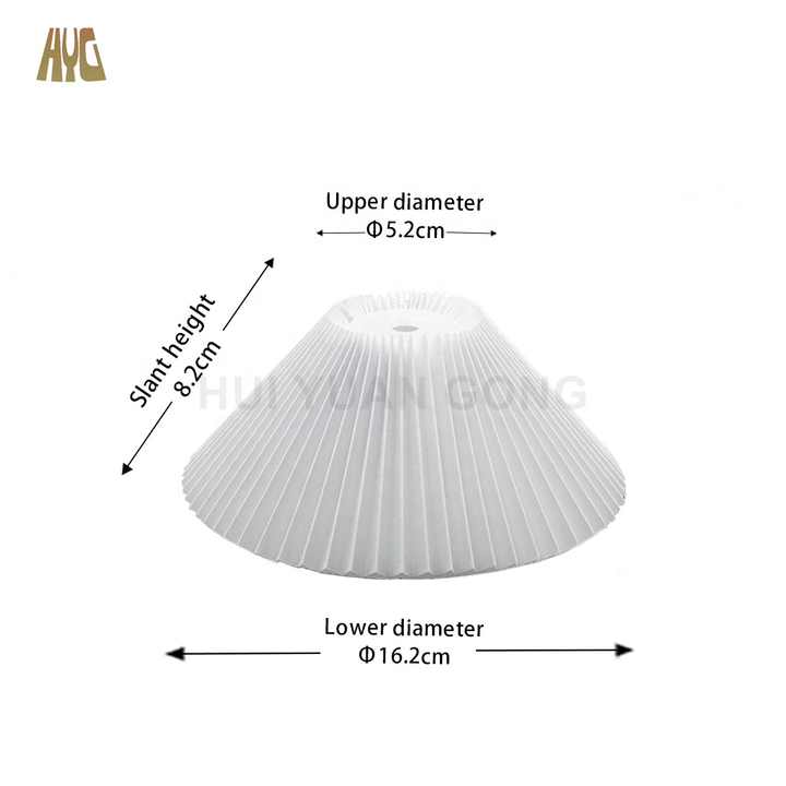 Modern and Traditional Pleated Print Lamp Shade Simple Folded Fabric ...