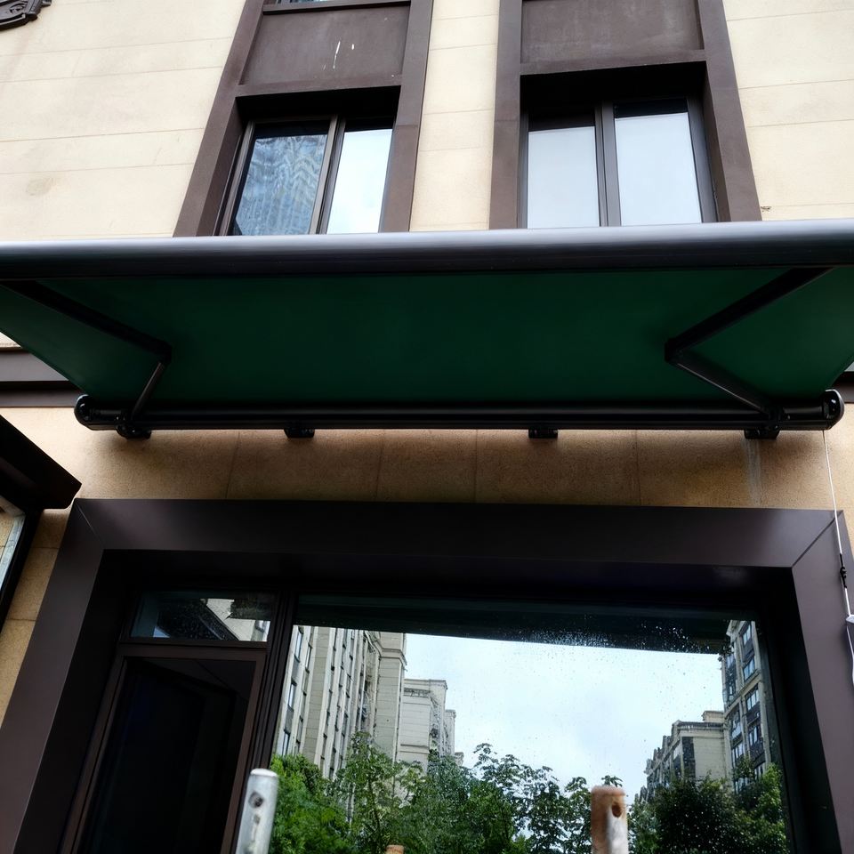 Full Cassette Folding Aluminum Alloy Awning Modern Electric Retractable ...