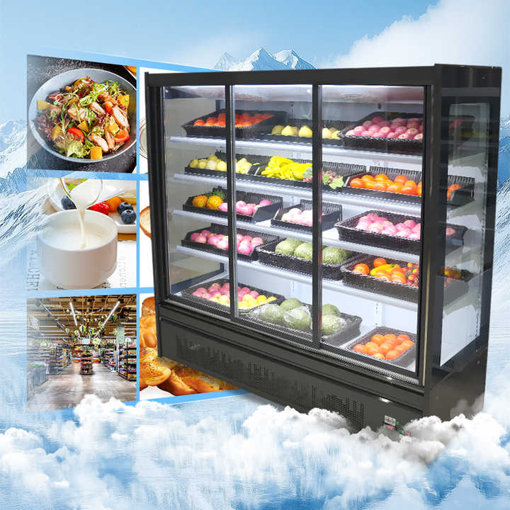 Commercial Refrigerators Price Open air Cooler Vertical Display Freezer ...