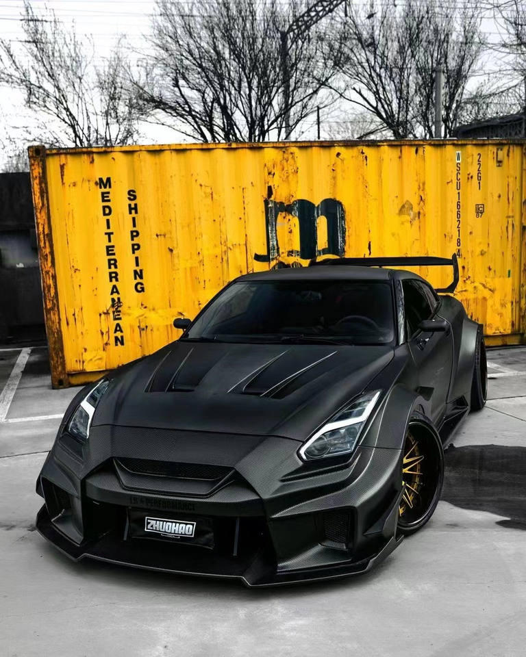 New for GT-R (R35) Body Kit Upgrade Three Generations LB-style Bumper ...