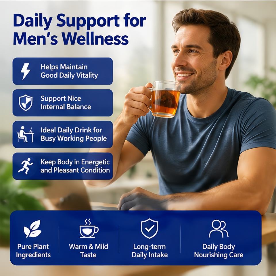 100% Natural Blended for Men-Promote Vitality Enhance Fertility Premium ...
